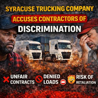 Syracuse Trucking Company Accuses Contractors of Discrimination